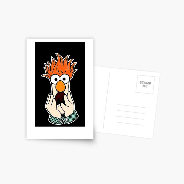 "beaker muppet, beaker, muppet, meep, muppet beaker," Postcard for Sale ...