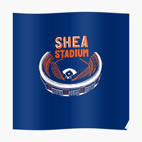 "Shea Stadium" Poster for Sale by PixelBuilder | Redbubble