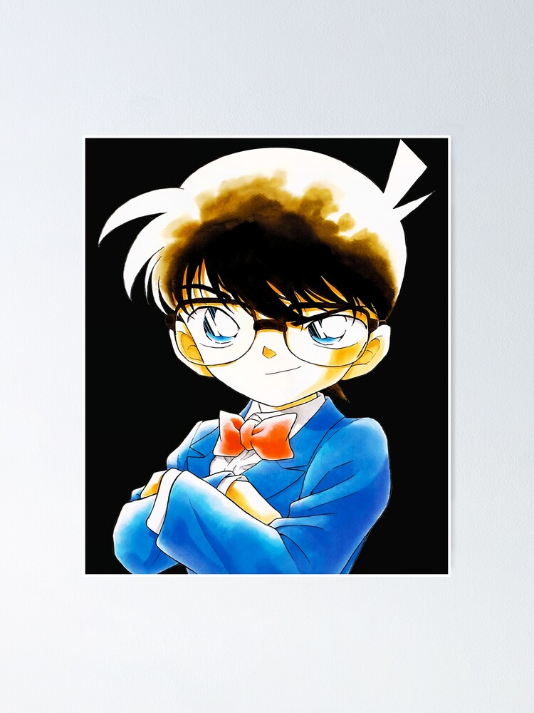 "Detective Conan Smile" Poster for Sale by nalendragaler | Redbubble