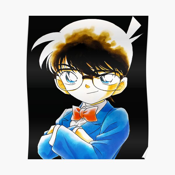 "Detective Conan Smile" Poster for Sale by nalendragaler | Redbubble
