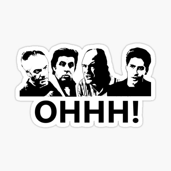 "The Sopranos - Ohhhh " Sticker for Sale by LenaLutovic | Redbubble
