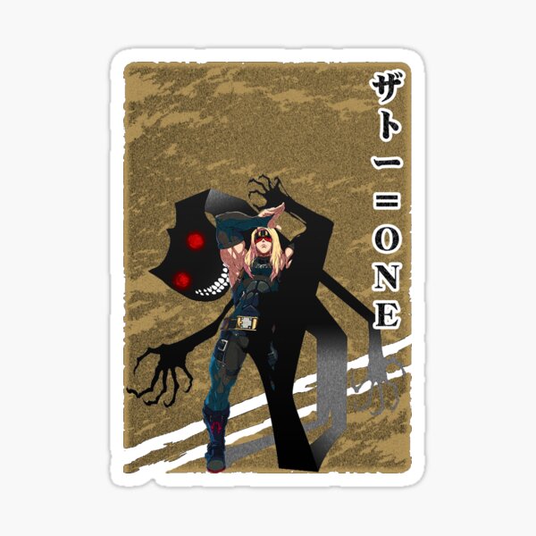 "GUILTY GEAR - ZATO ONE" Sticker for Sale by RECBLACK | Redbubble