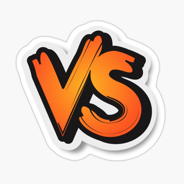 "VS sticker " Sticker for Sale by Zizoudidou | Redbubble