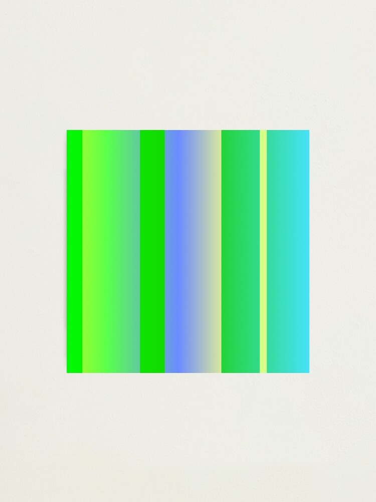 "Green color tones | shades of green color palette" Photographic Print ...