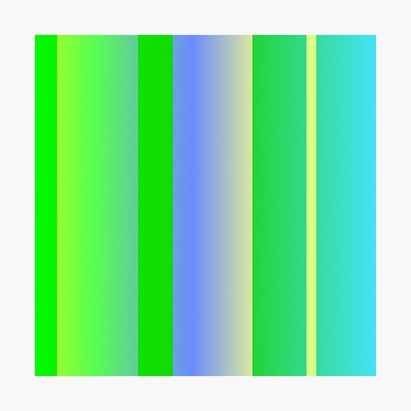 "Green color tones | shades of green color palette" Photographic Print ...