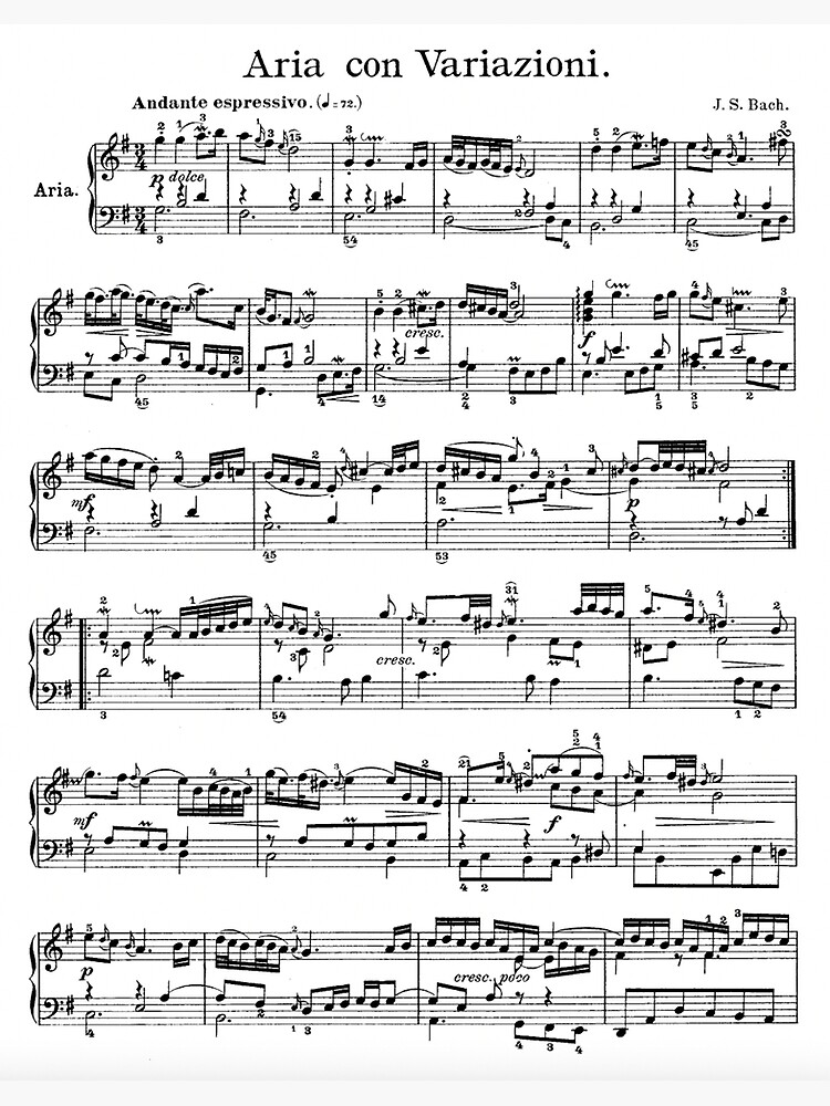 Variaciones Goldberg The Goldberg Variations, BWV 988 Anne Teresa De