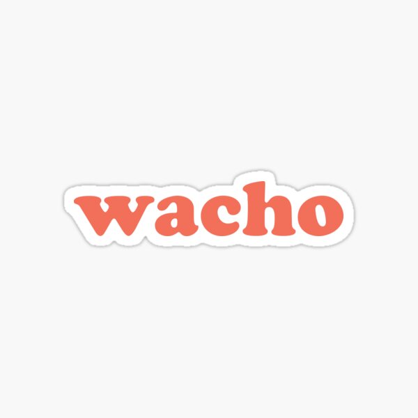 "wacho" Sticker for Sale by copadostore | Redbubble