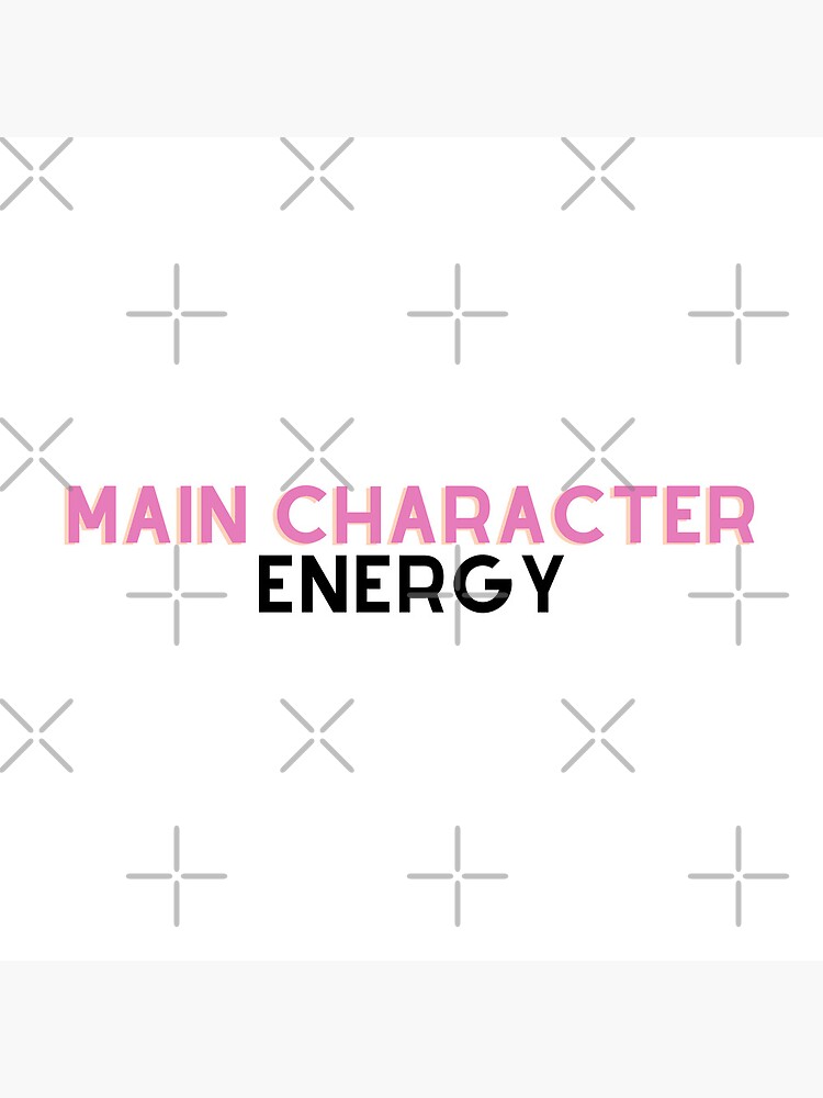 "Baddie | Main Character Energy | Pink" Poster for Sale by ...