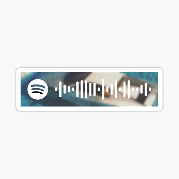 "White Ferrari - Frank Ocean Spotify Scan Code" Sticker for Sale by ...