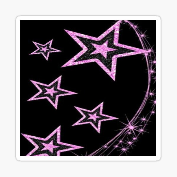 "Y2k Pink Stars and Sparkles" Sticker for Sale by jaylaax | Redbubble