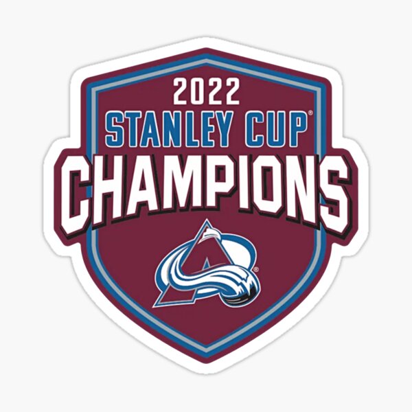 "Avs Champs (poster size small)" Sticker for Sale by datjunk11 | Redbubble