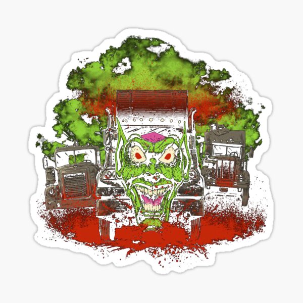 "MAXIMUM OVERDRIVE" Sticker for Sale by nameana | Redbubble