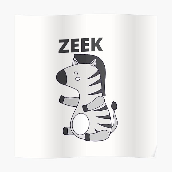" Zeek" Poster for Sale by theaggi | Redbubble