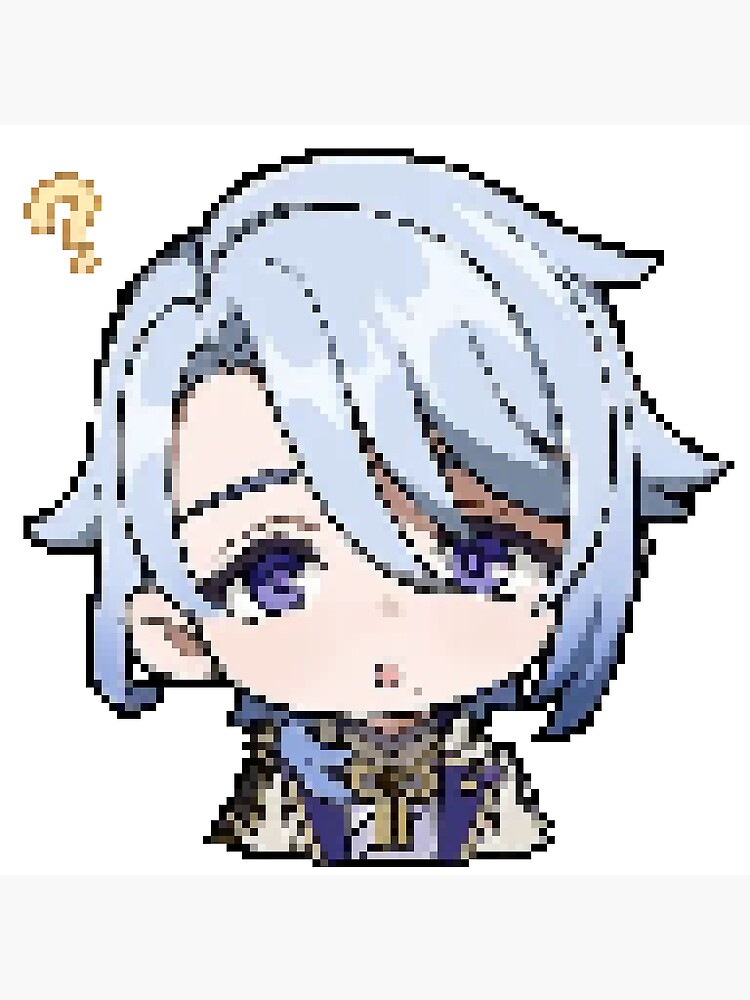 "Genshin Impact - Ayato confused emote" Sticker for Sale by deadmoonelf ...