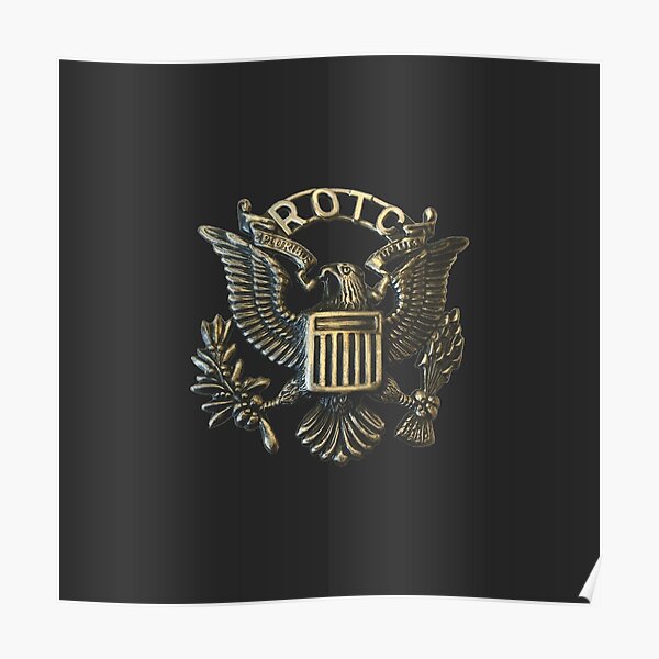 "ROTC Hat Insignia" Poster for Sale by RBcostco7 | Redbubble