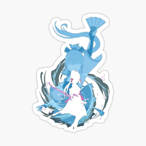 "Genshin Impact - Ayaka" Sticker for Sale by Vanhoang7620 | Redbubble