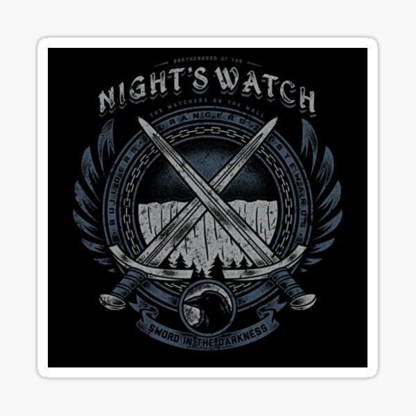 "Knight watch sword in the darkness" Sticker for Sale by black-shop ...