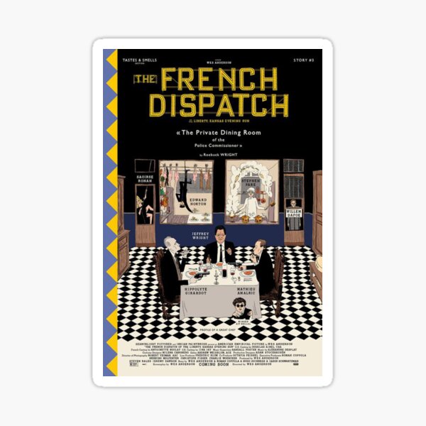 "the private dining" Sticker for Sale by Davidturne | Redbubble