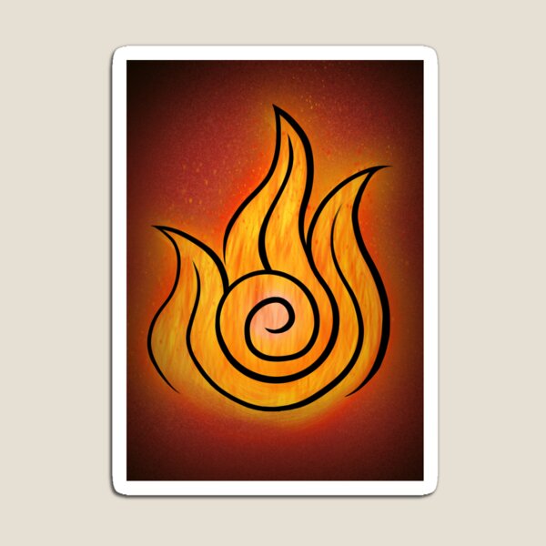 Imán «Avatar El último maestro del aire | Avatar Símbolo de la nación ...