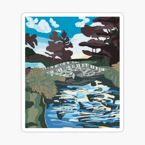 "Stone Bridge, Queenstown New Zealand" Sticker for Sale by ...