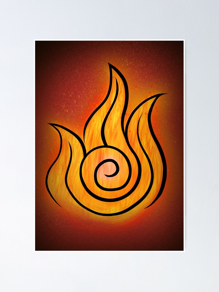 Poster for Sale avec l'œuvre « Avatar le dernier maître de l'air ...