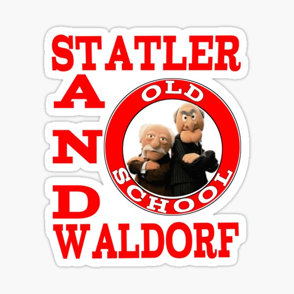 "Statler and Waldorf Statler und Waldorf" Sticker by NatureWorldArt ...