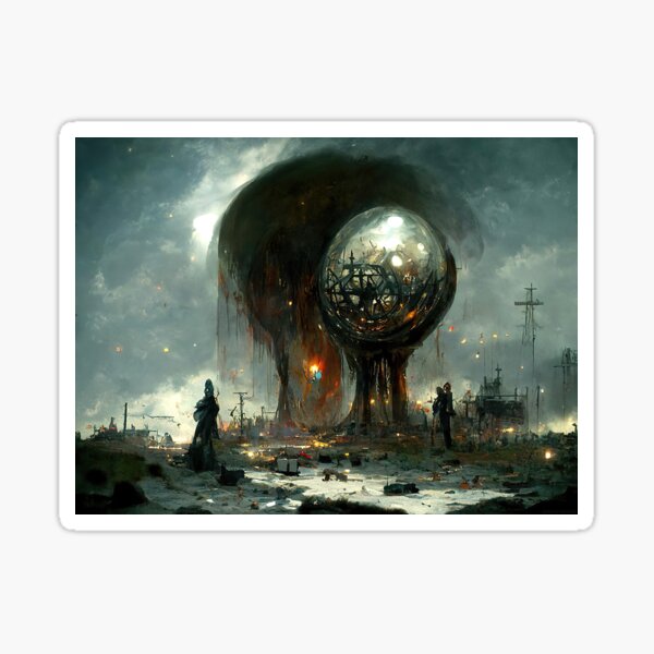 "singularity" Sticker for Sale by AWorldUndone | Redbubble