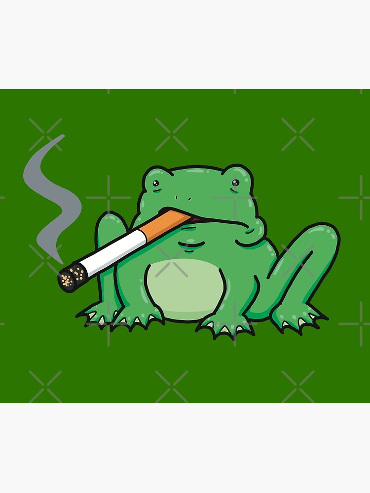 "Smoking Frog" Poster for Sale by DonatasSab | Redbubble