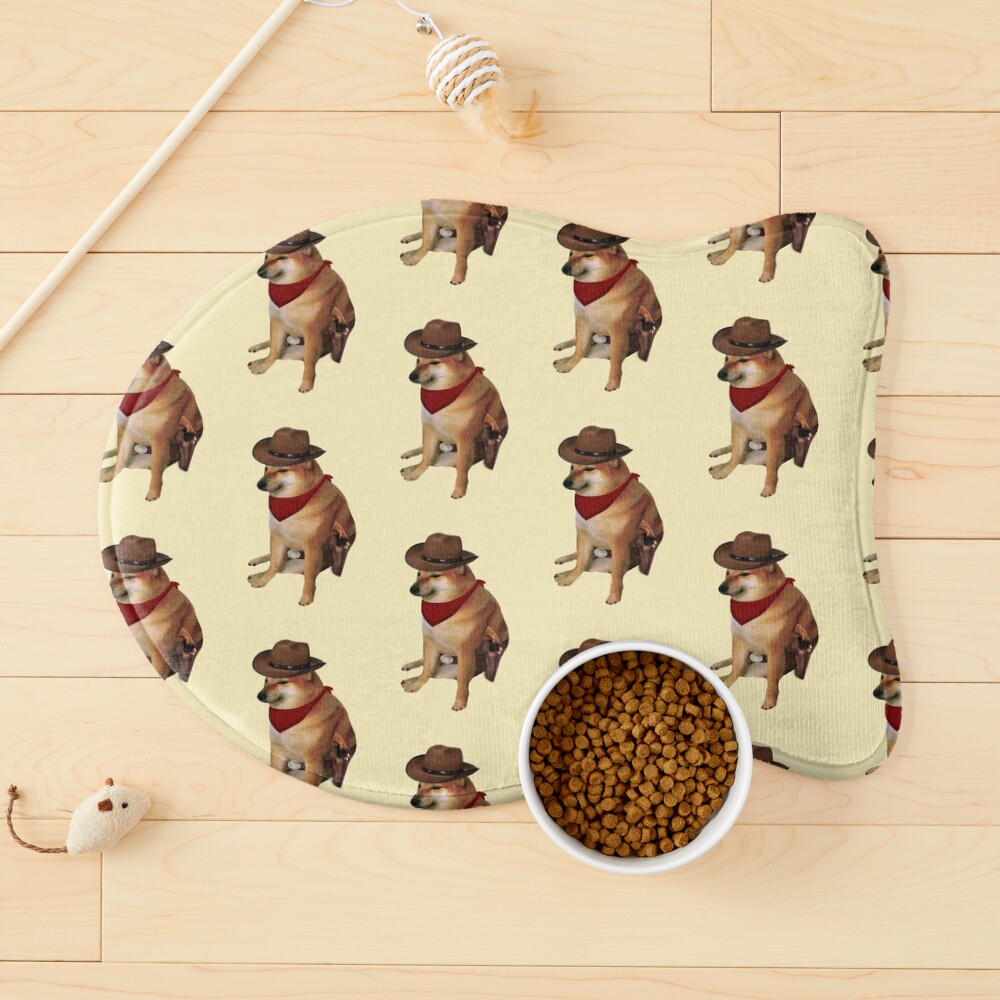 "Cheems Doge Cowboy" Poster for Sale by DonatasSab | Redbubble