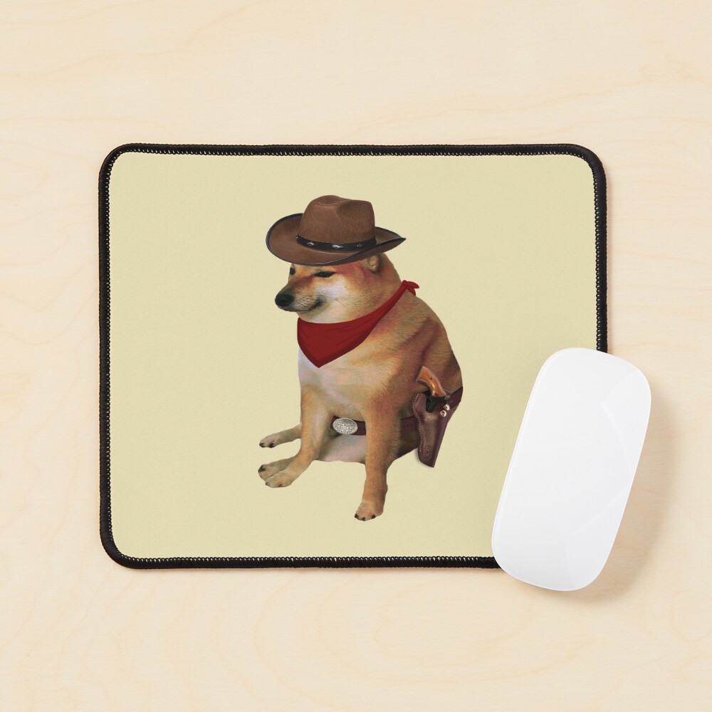 "Cheems Doge Cowboy" Poster for Sale by DonatasSab | Redbubble