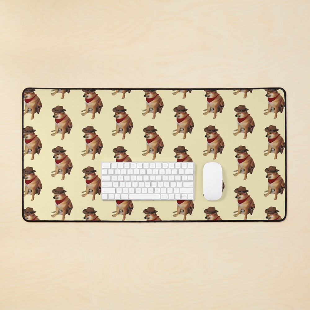 "Cheems Doge Cowboy" Poster for Sale by DonatasSab | Redbubble