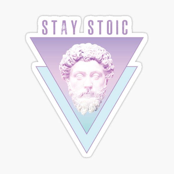 "STAY STOIC" Sticker for Sale by TheWiseStore | Redbubble