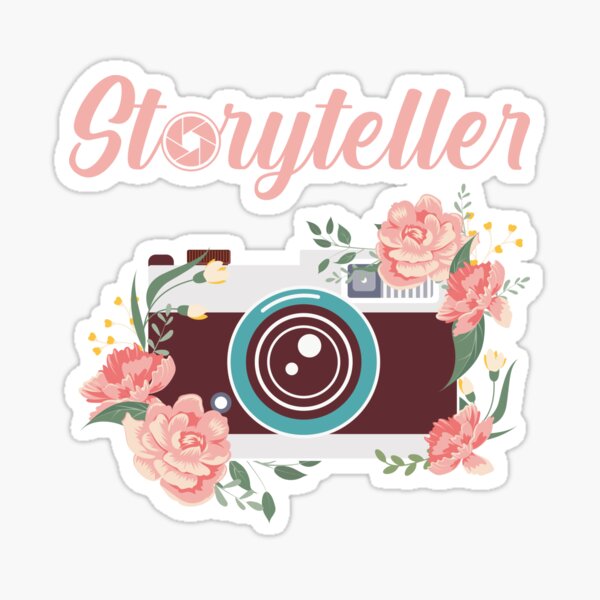 "Storyteller Film photography Girls" Sticker for Sale by AYMANE25 ...