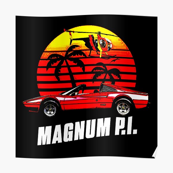 "Magnum pi" Poster for Sale by Esadamara | Redbubble