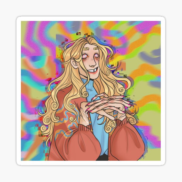 "the distortion" Sticker for Sale by Zephyrrr | Redbubble