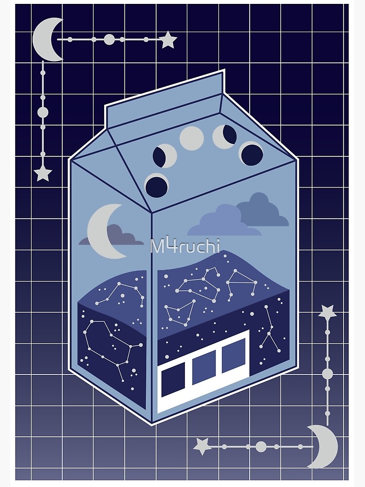 "Space milk" Poster for Sale by M4ruchi | Redbubble