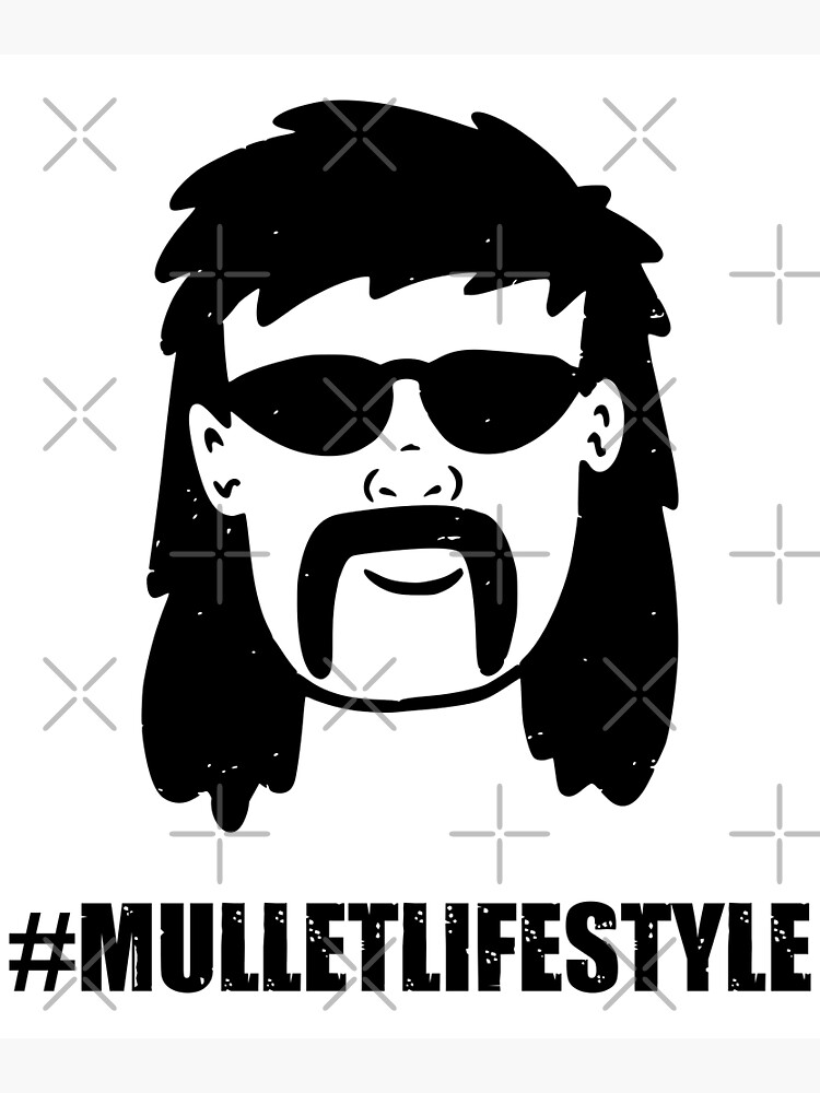"Mullet Lifestyle" Poster for Sale by fezztee | Redbubble