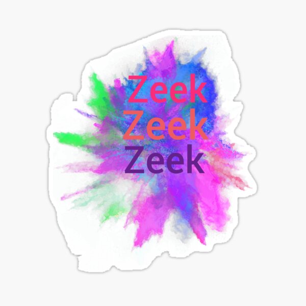 "Zeek Zeek Zeek" Sticker for Sale by Mohammad-kh | Redbubble