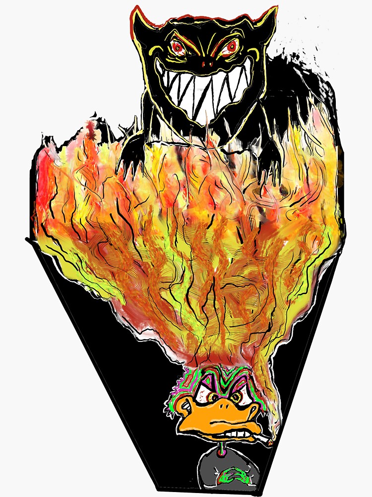 "Bad intentions" Sticker for Sale by Jimpalimpa | Redbubble