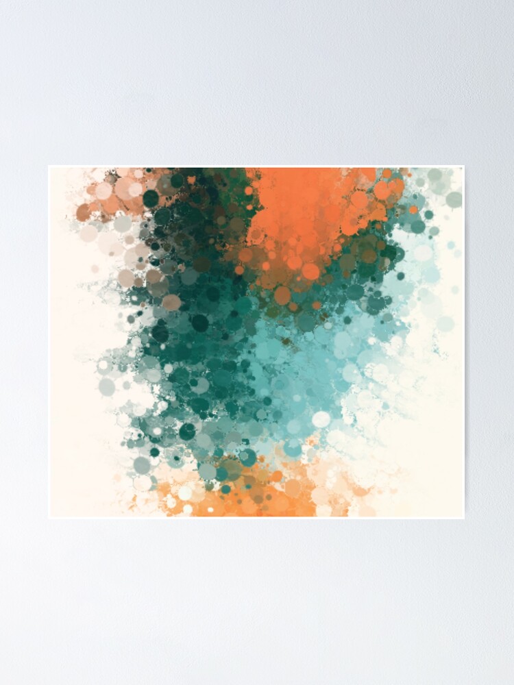 "Abstract Paint Splatter Pattern 7" Poster for Sale by LiftOthers ...