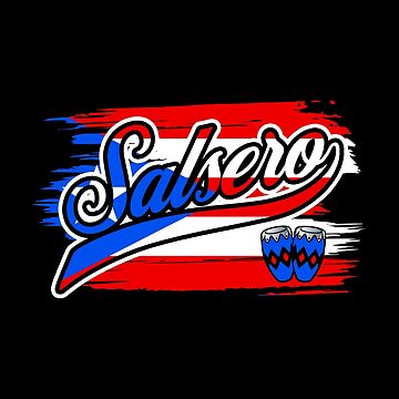 "Salsa Dancer Salsero Puerto Rico Salsero" Sticker by Dubbra | Redbubble