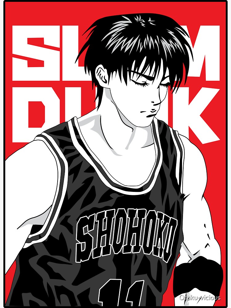 " shohoko, SLAM DUNK ten, anime, manga, RED, STICKER, chibi, sloth ...