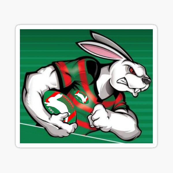 "South sydney rabbitohs South sydney rabbitohs" Sticker for Sale by ...
