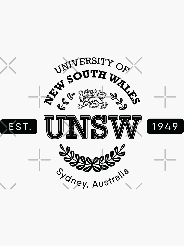 "University of New South Wales (UNSW)" Sticker for Sale by artadon ...