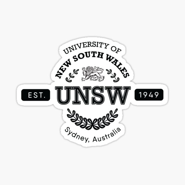 "University of New South Wales (UNSW)" Sticker for Sale by artadon ...