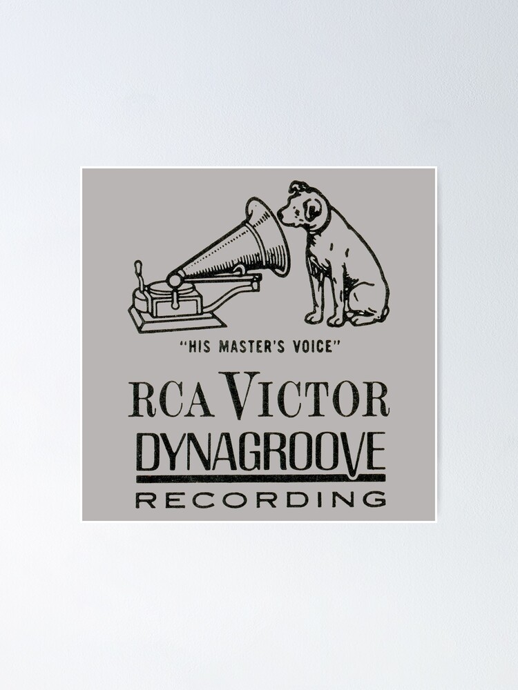 "NIPPER - RCA DOG" Poster for Sale by TheRetroCompany | Redbubble