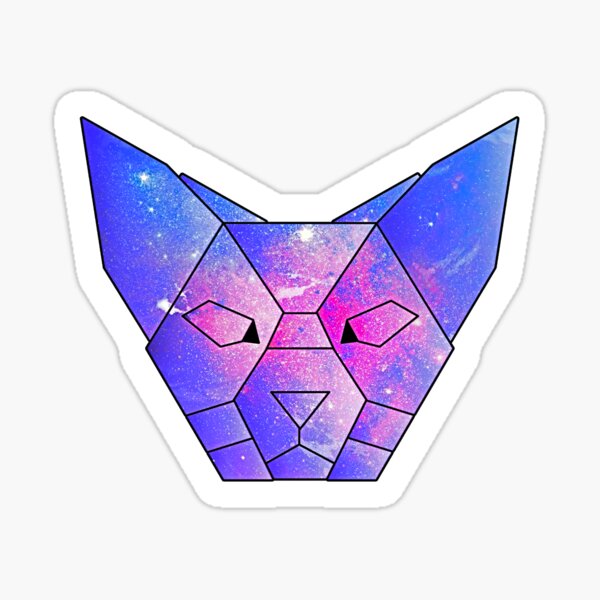"Galaxy Cat" Sticker for Sale by Kalu-dizajner4 | Redbubble