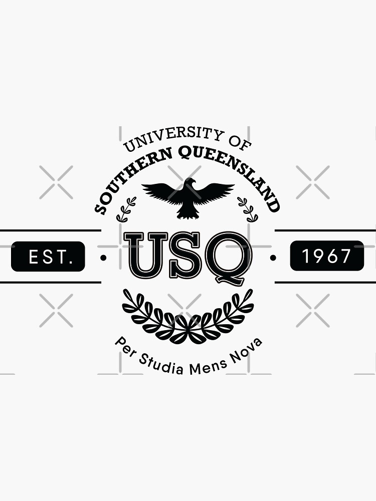 "University of Southern Queensland (USQ)" Sticker for Sale by artadon ...
