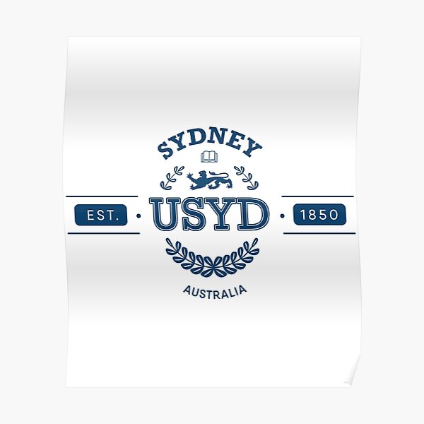 "Sydney University (USYD)" Poster for Sale by artadon | Redbubble