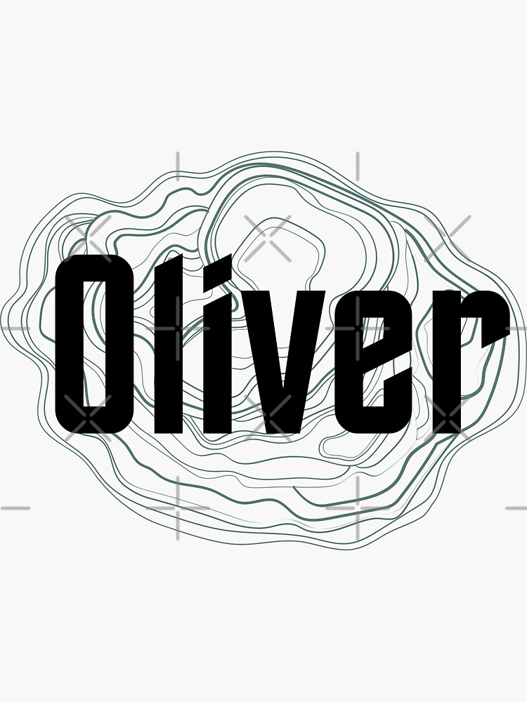 "Oliver" Sticker for Sale by MD750 | Redbubble
